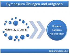 Klasse 11, 12, 13, Gymnasium Übungen, Aufgaben, Arbeitsblätter