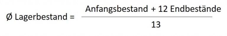 Durchschnittlicher Lagerbestand berechnen mit Formel, Beispiel & Übungen
