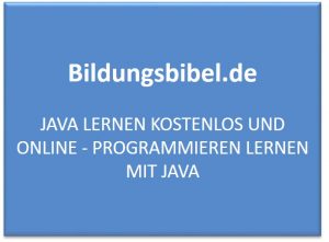 JAVA lernen kostenlos online programmieren, Grundlagen & Übungen